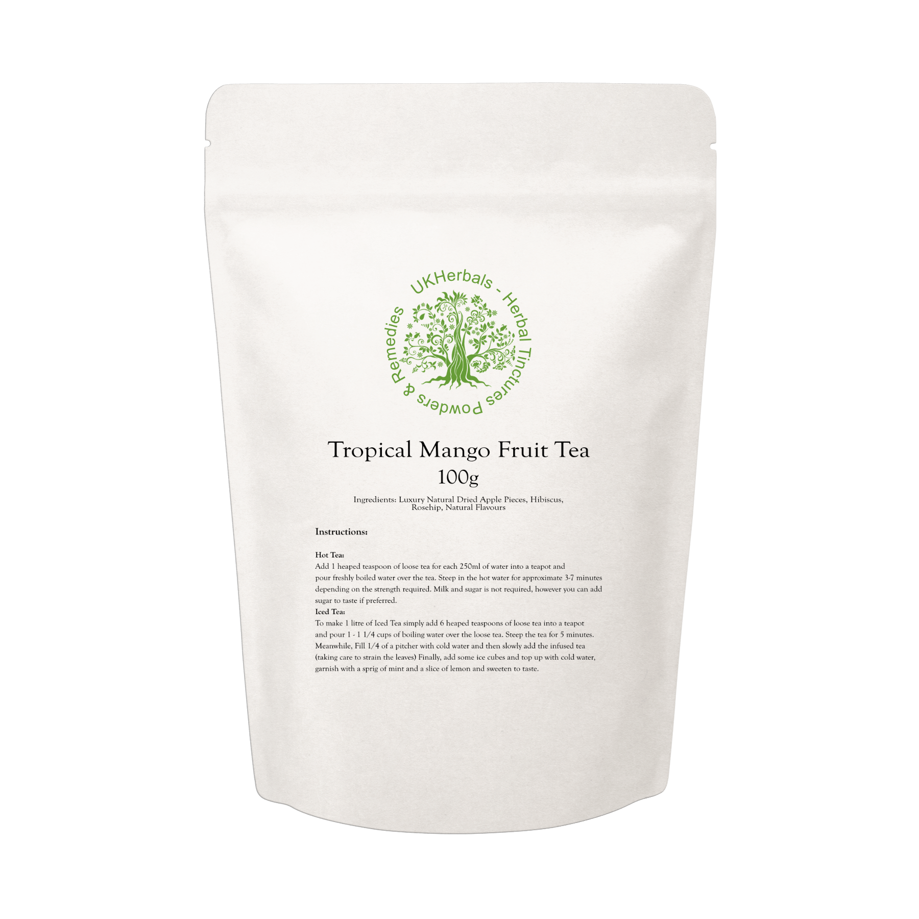 Tropical Mango Fruit Tea - UkHerbals